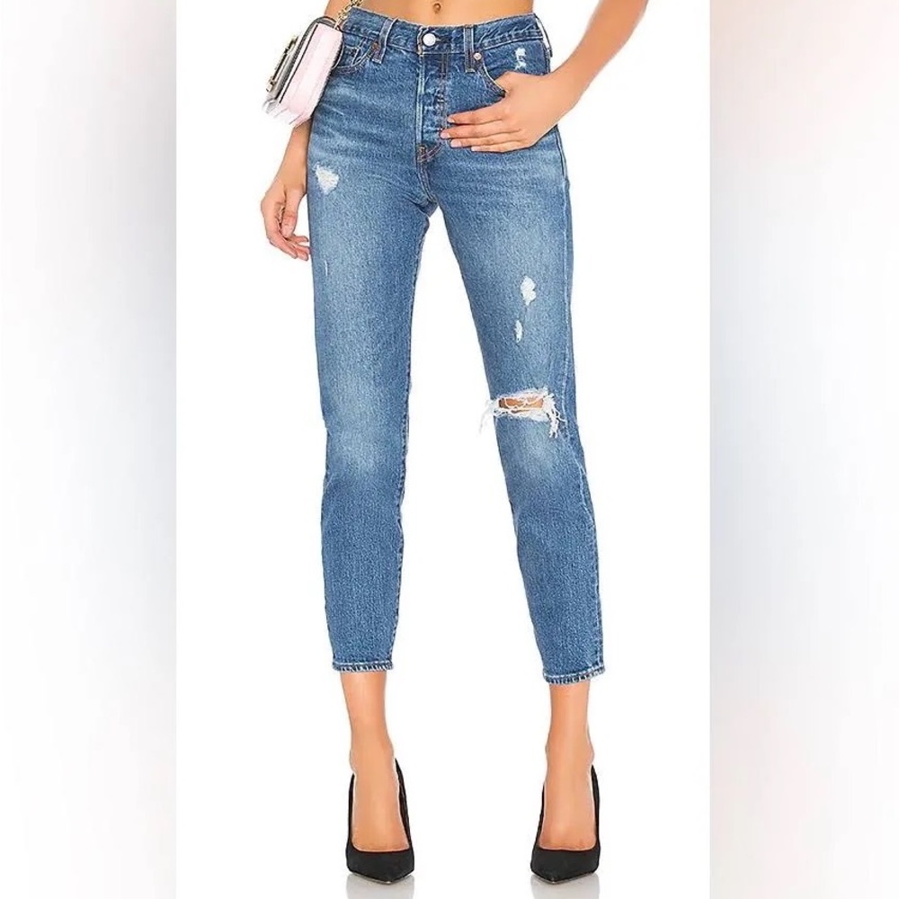 Levi’s Wedgie Fit Jean Medium/Dark Wash - Gem